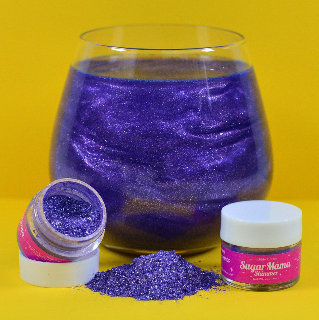 Sandalita Silver Shimmer | Edible Glitter for Drinks – Sugar Mama Shimmer